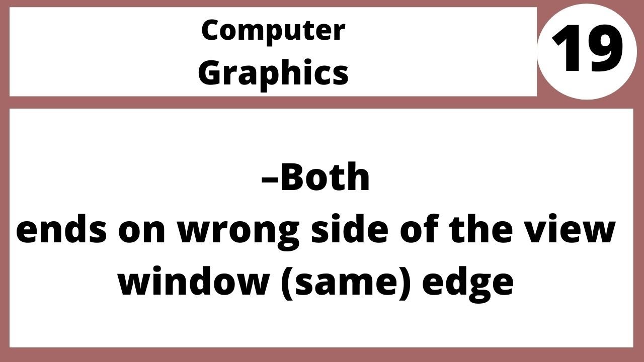 Clipping In Computer Graphics In Hindi Urdu Lecture 19 YouTube Clipping In Computer Graphics In Hindi Urdu Lecture 19 YouTube