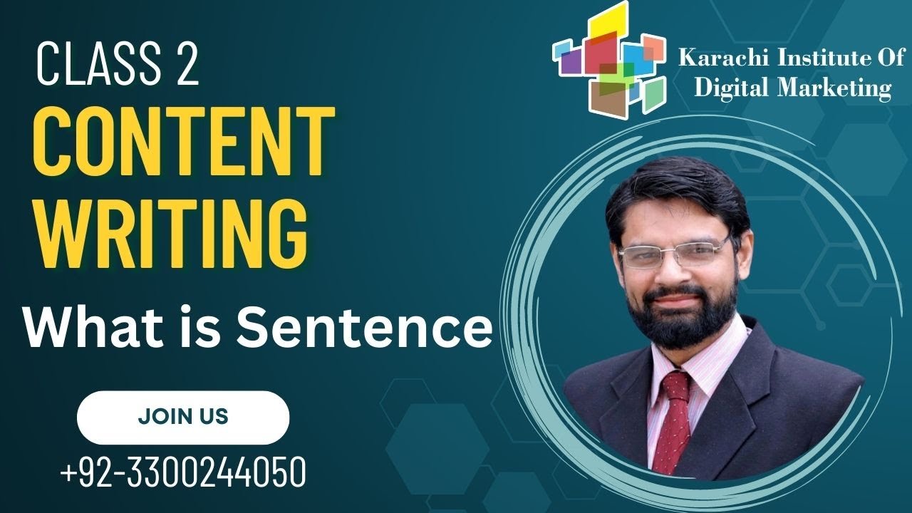 Content Writing Class 2 |What is Sentence / Kinds of Sentence / Parts ...