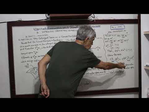 B PART I: Lec 12 Cotangent Dual Vector Space on a Curved Manifold - YouTube
