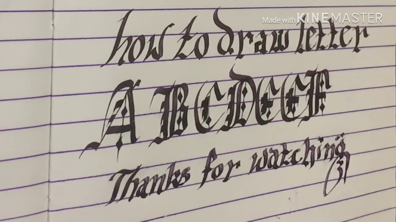 Old English Writing | Calligraphy | Gothic Fonts | Stylish Fonts ...