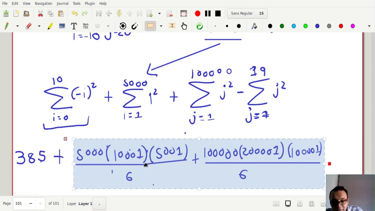 Matemáticas discretas I Clase 6-3 Sumatorias dobles III - YouTube