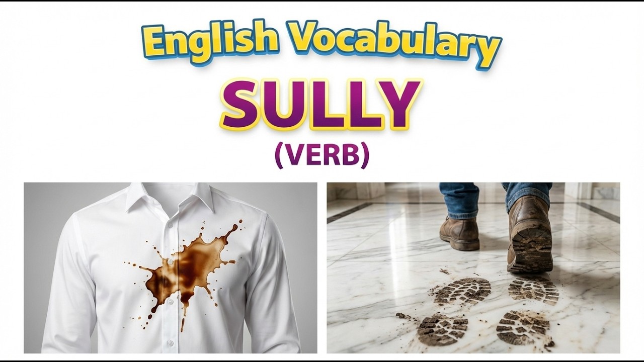 2599) Sully – Word Meaning, word use, Synonyms & Antonyms | English ...