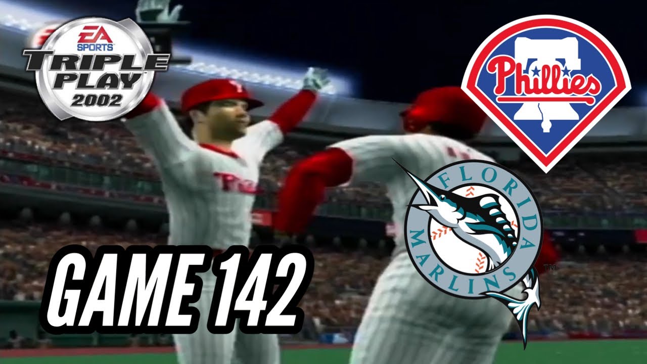 Triple Play Baseball 2002 Full Game sim: Marlins @ Phillies Game 141 ...