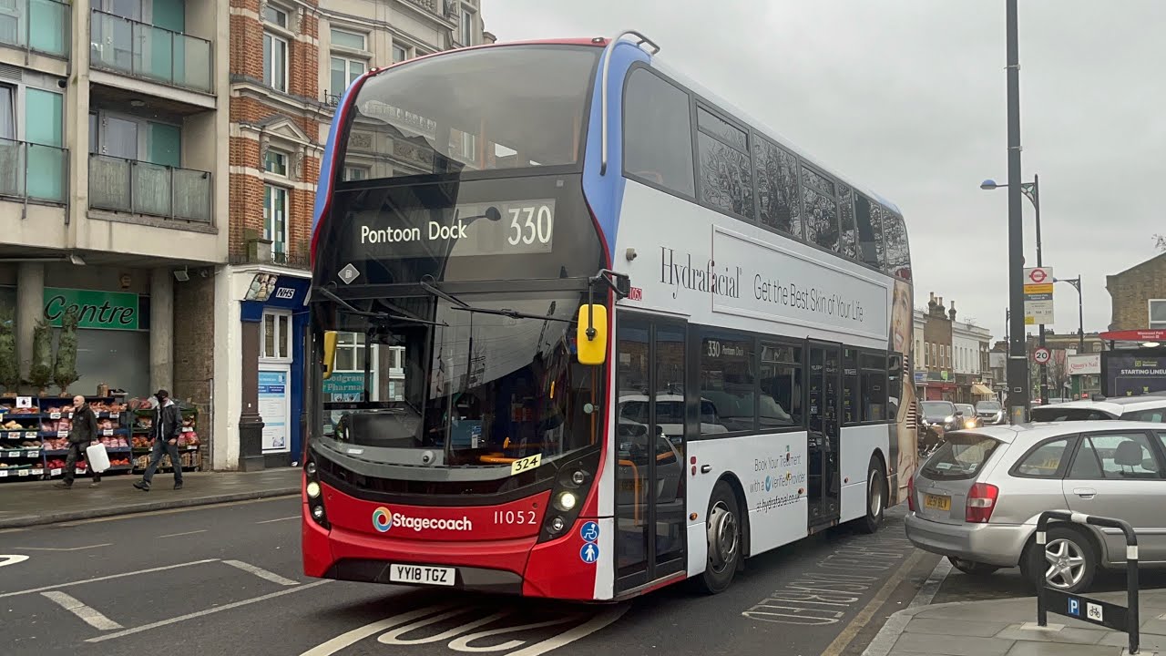 Full Route Visual | Stagecoach Route 330: Pontoon Dock to Wanstead Park ...