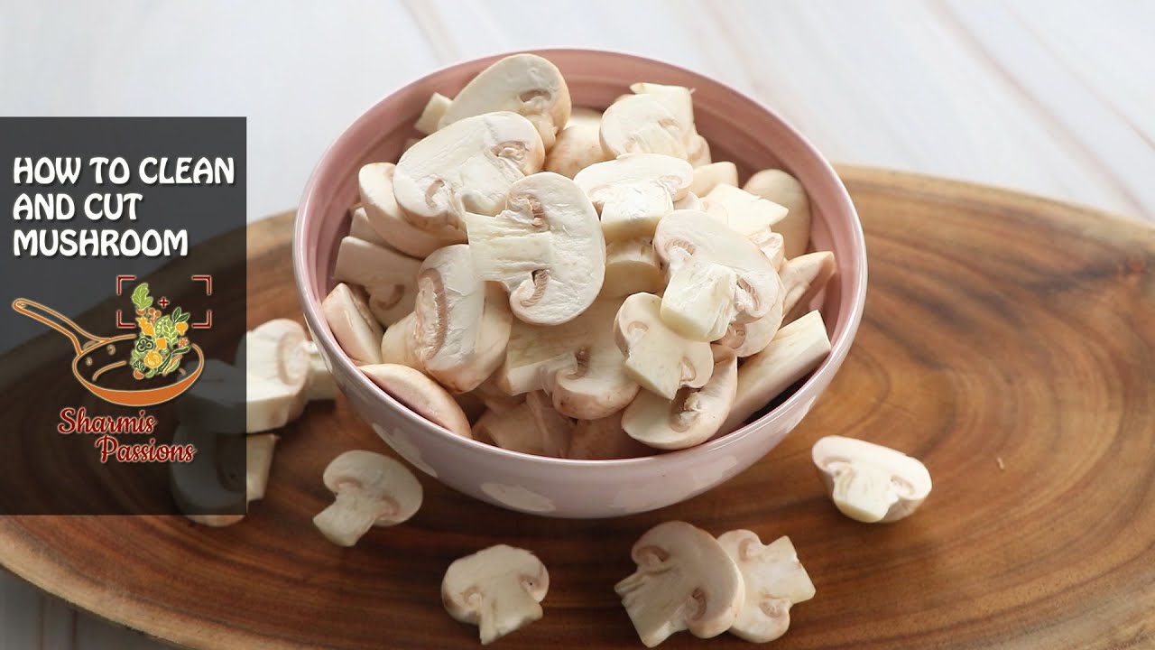 How to clean mushrooms - YouTube