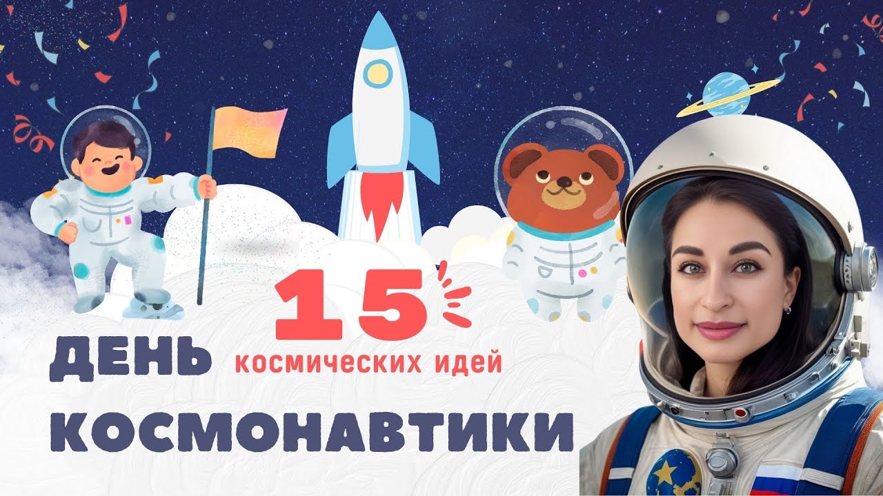 Космические пиар идеи под День Космонавтики в детском центре! - YouTube