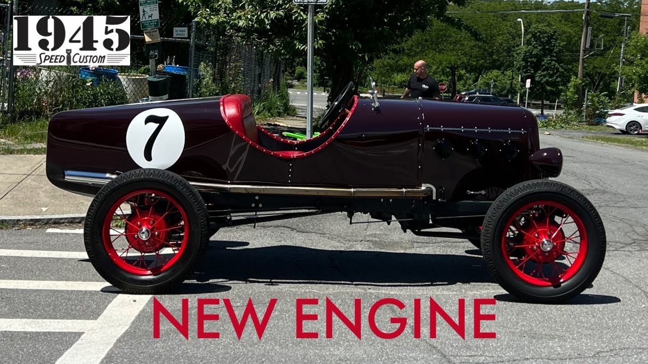 MODEL A SPEEDSTER NEW ENGINE - YouTube