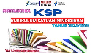 Contoh Kurikulum Satuan Pendidikan Ksp Sd Tahun Pelajaran 2024 2025 ...