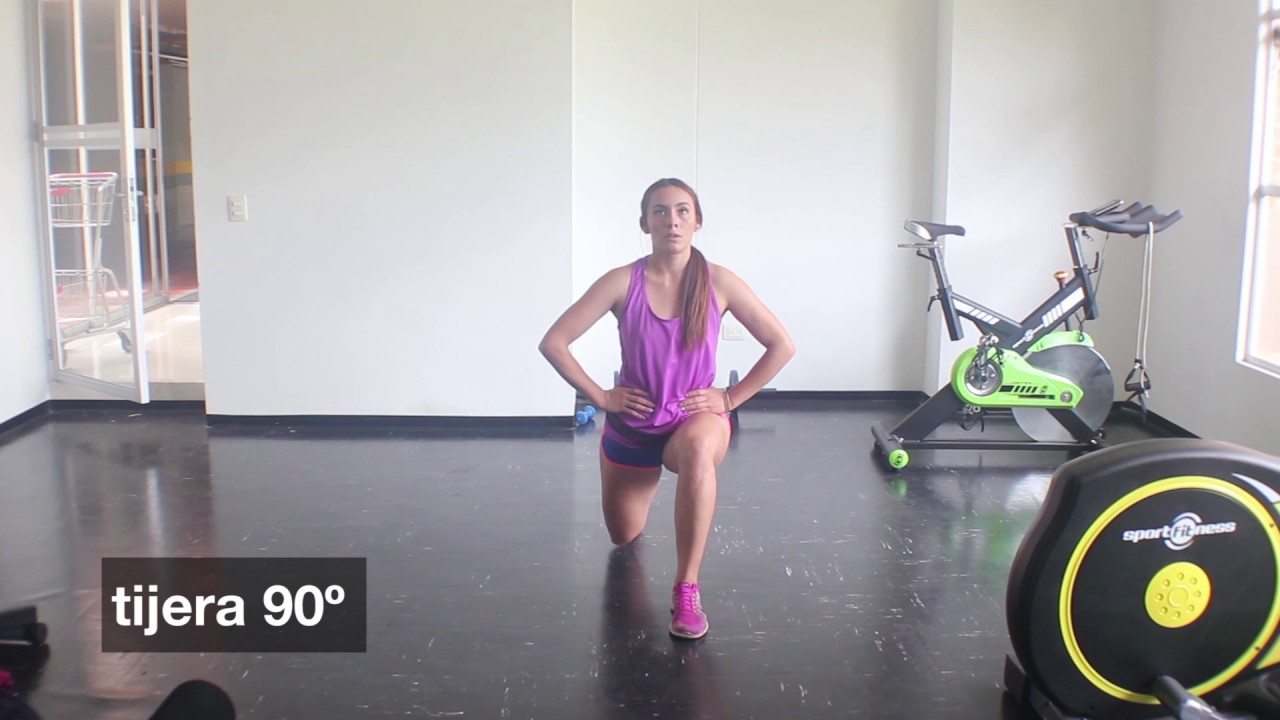 TIJERA ESTATICA - LUNGES (ENFFORMA) - YouTube