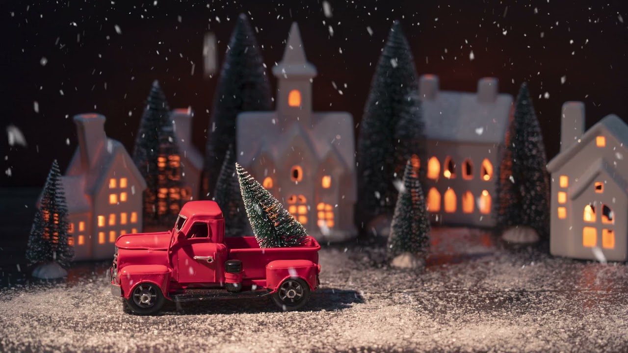 Night Christmas scene stop motion animation short film - YouTube