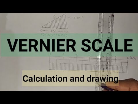 Vernier Scale | Calculation and drawing | #GeographyPractical ...