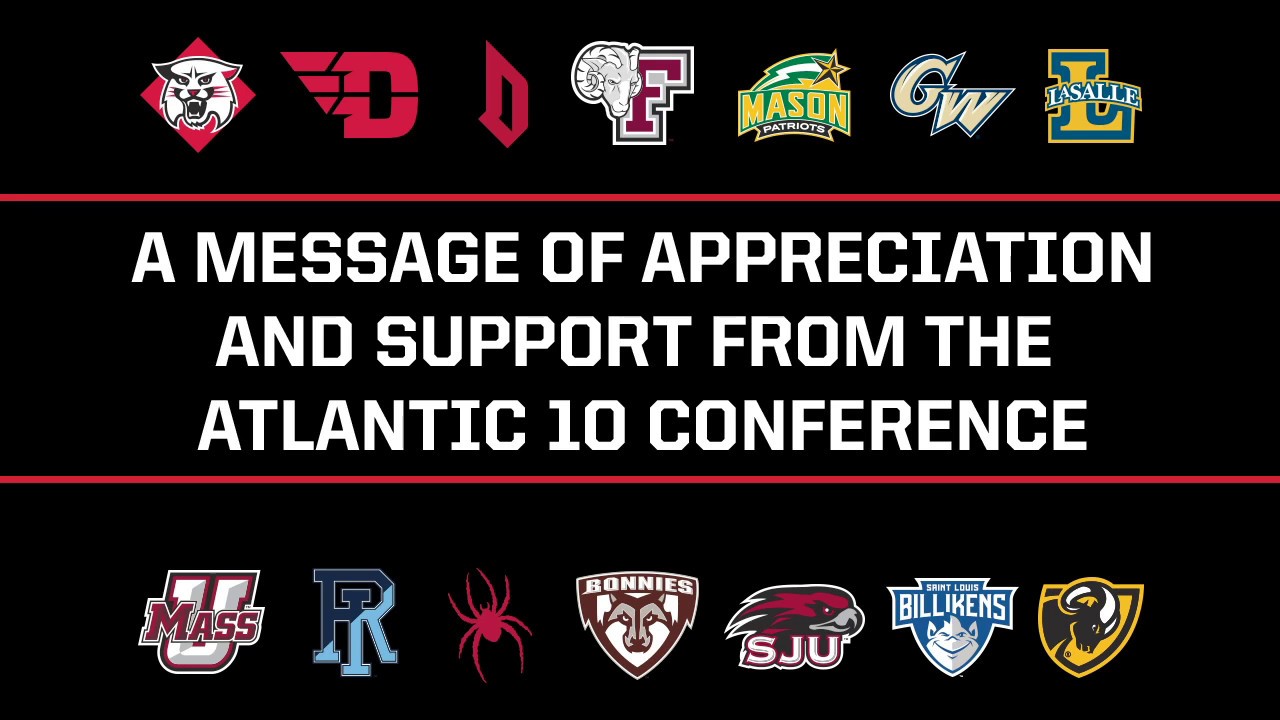 A message of appreciation from the Atlantic 10 - YouTube