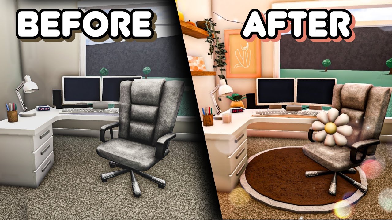 Building My DREAM GAMING ROOM in Bloxburg! - YouTube