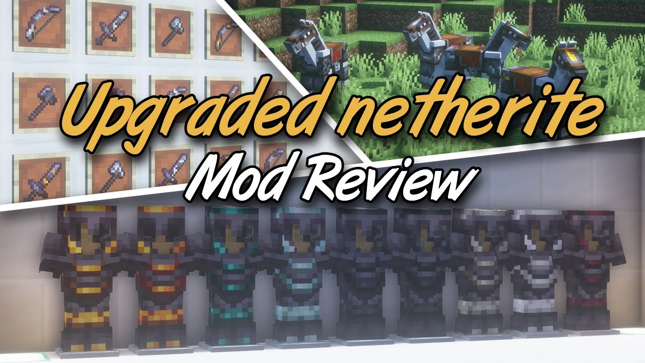 Upgraded netherite Mod| Nuevas armaduras y herramientas | MOD para ...
