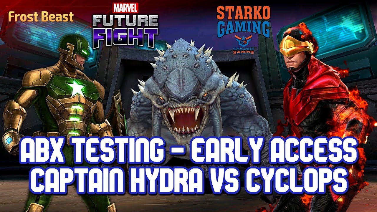 [EARLY ACCESS] CAPTAIN HYDRA VS CYCLOPS - NEW ABX META??? | MARVEL ...
