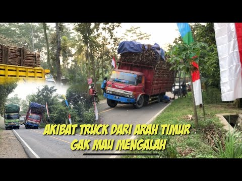 Kasian perjuangan sopir muat tebu demi keluarga Truk hampir guling di jalur selorejo