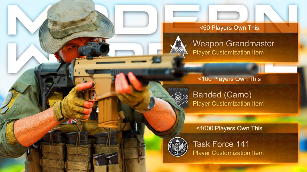 18 MODERN WARFARE Items SO RARE You've Probably Never Seen Them ...