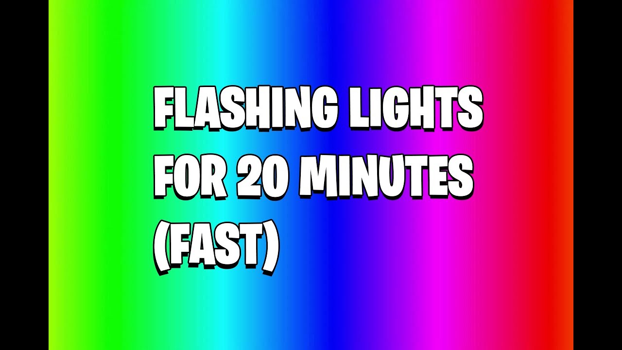 (FAST) FLASHING LIGHTS / LED LIGHTS / DISCO LIGHTS 20 MINUTES - YouTube