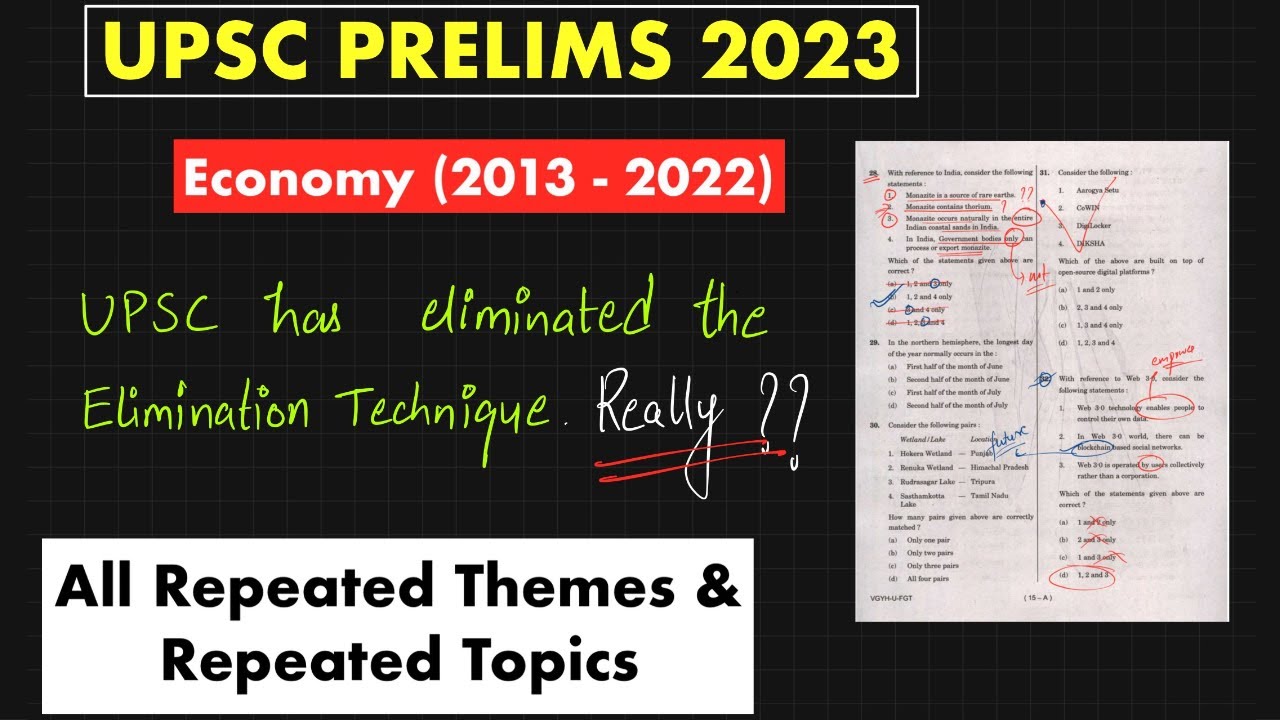Prelims Through Elimination || Elimination is not a game of *Tukkebazi ...