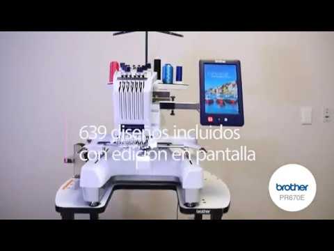 MAQUINA BROTHER PR670E - YouTube
