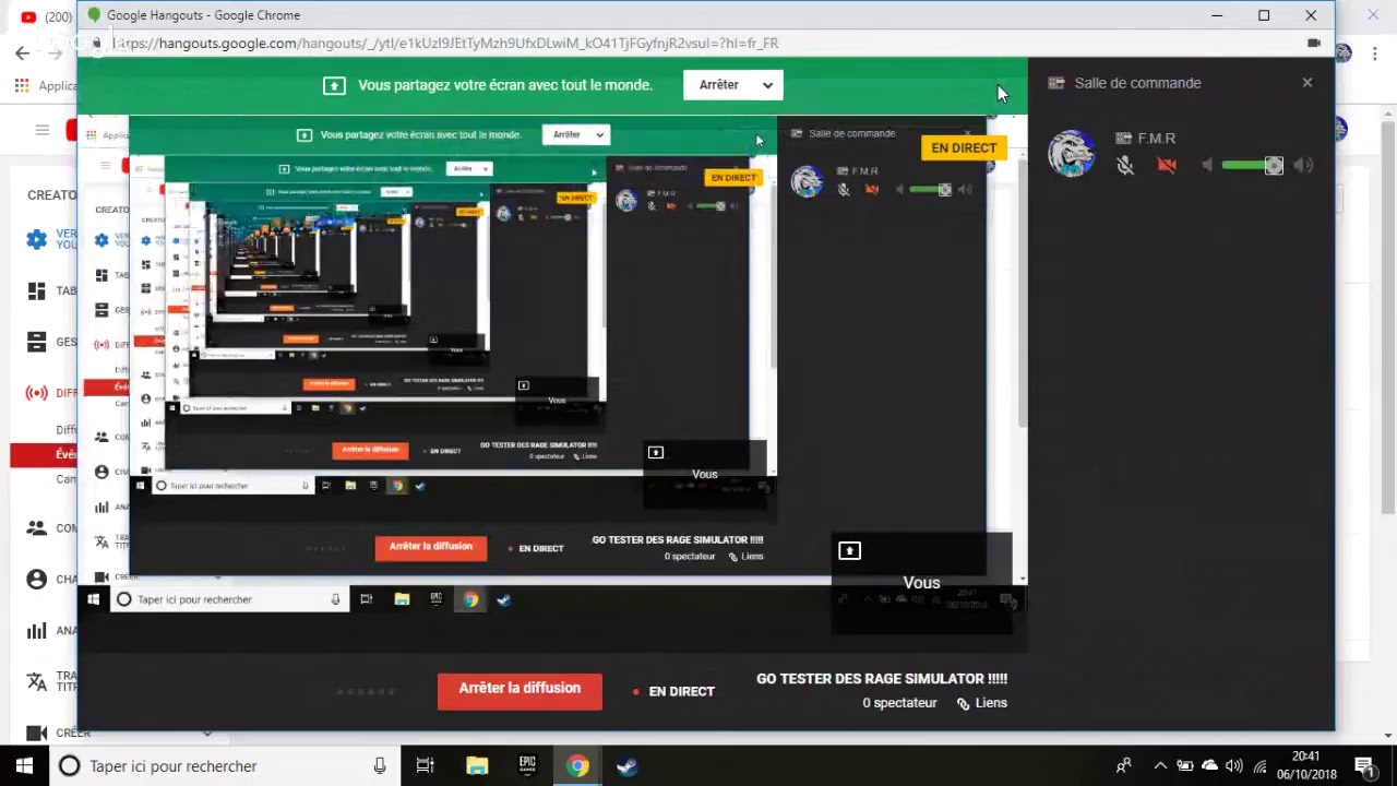 GO TESTER DES RAGE SIMULATOR !!!!! - YouTube