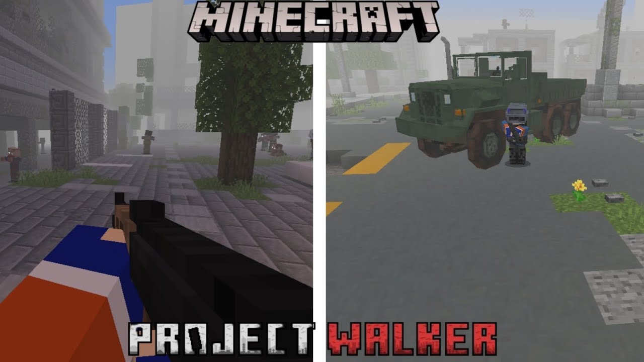 PROJECT WALKER ADDON ZOMBIE APOCALYPSE V1.8.12 MINECRAFT FOR MCPE ...