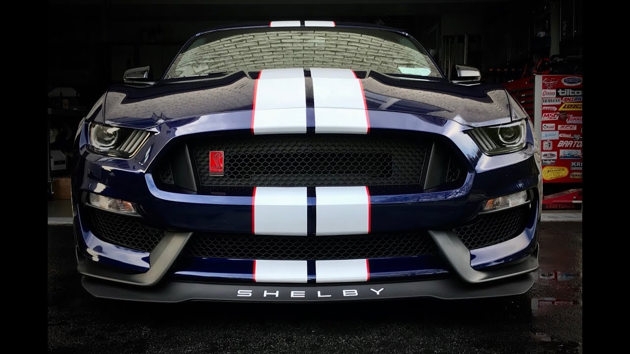 Shelby GT350R Front Splitter Letter Installation | Auto Fanatic - YouTube