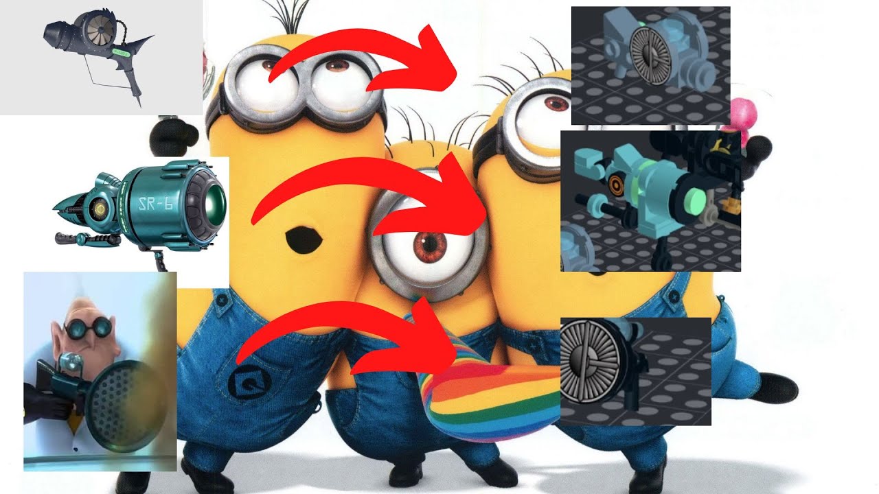 How to Make All Despicable Me 1 Weapons out of lego! - YouTube