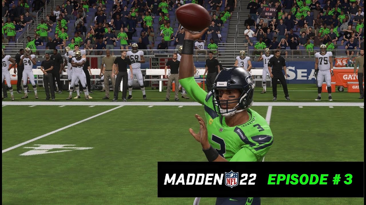 Madden NFL 22 Gameplay (Seahawks Franchise Episode #3) - YouTube