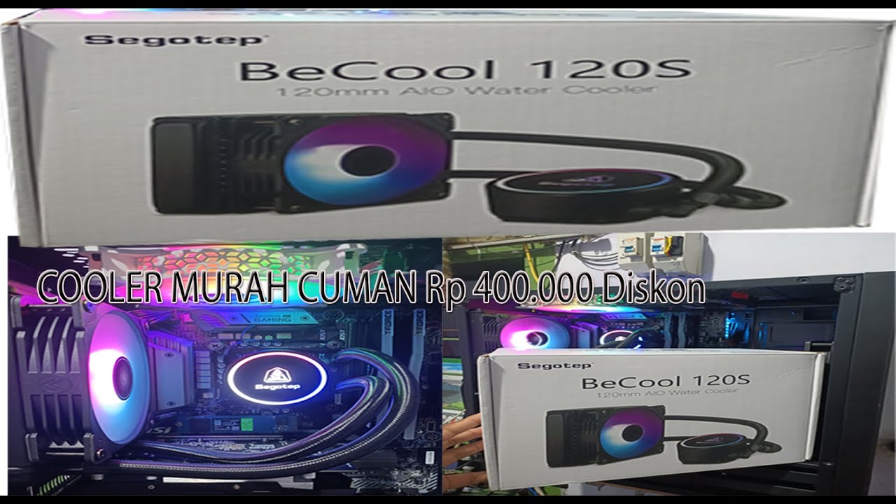 Cooler liquid Termurah Cuman 400Ribu SEGOTEP BECOOL 120S | Temperaturs ...