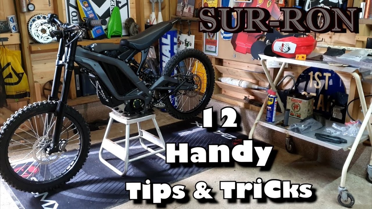 12 TIPS/TRICKS/HACKS for a SUR-RON e-bike - YouTube