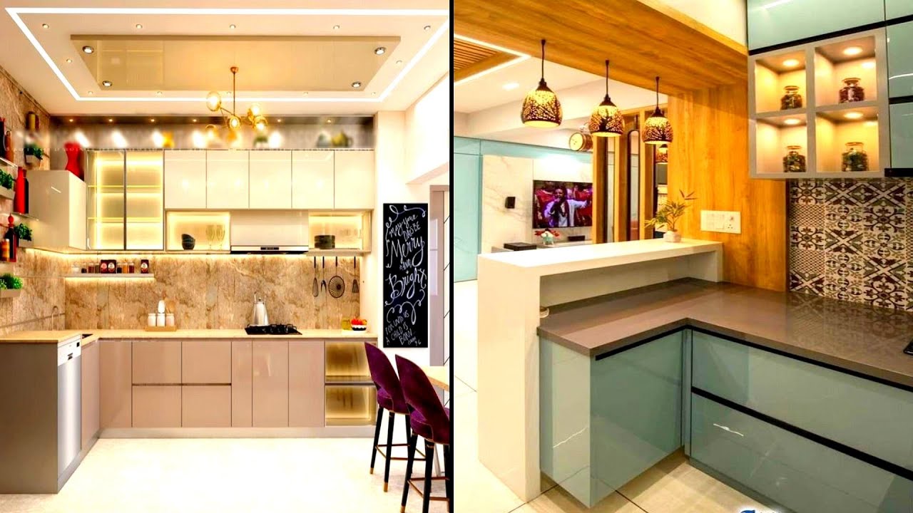 50 Modern Kitchen Designs 2023 | Latest Kitchen colour combination ...