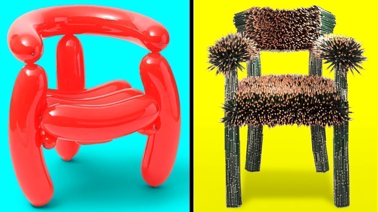 Unusual Chairs Not Only For Sitting You've Never Seen Before - YouTube