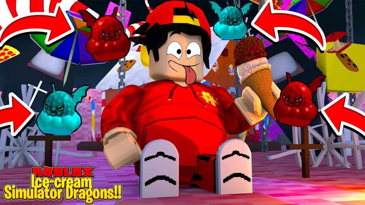 ROBLOX - ICE-CREAM SIMULATOR WITH DRAGON PETS!! - YouTube