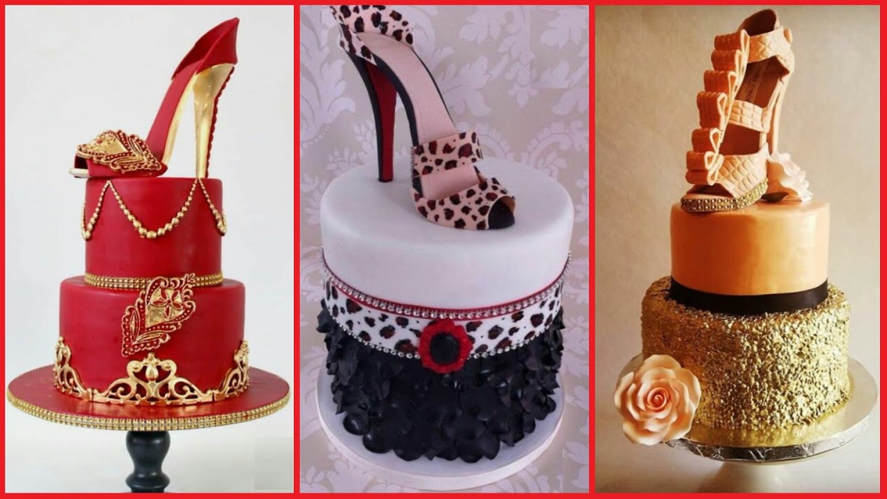 How To: High Heel Stiletto Shoe Cake/Edible Shoe Cake Topper Designs ...