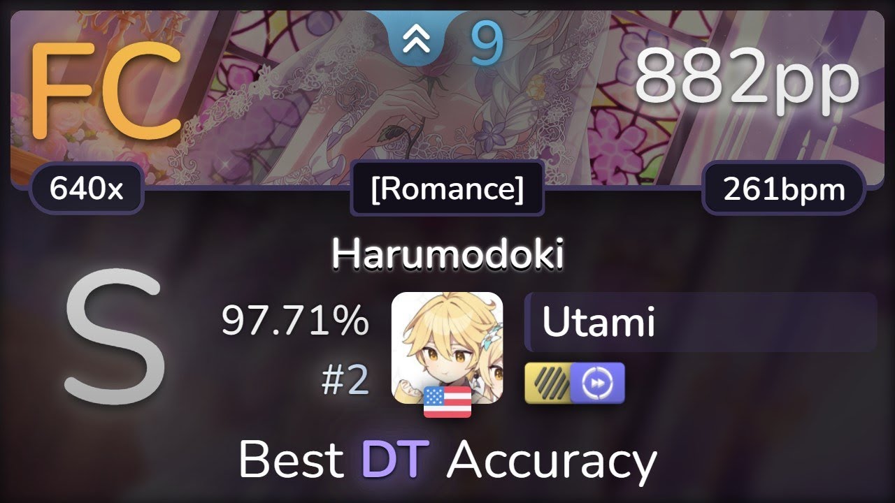 9.0⭐ Utami | Pastel*Palettes - Harumodoki [Romance] +HDDT 97.71% (#2 ...