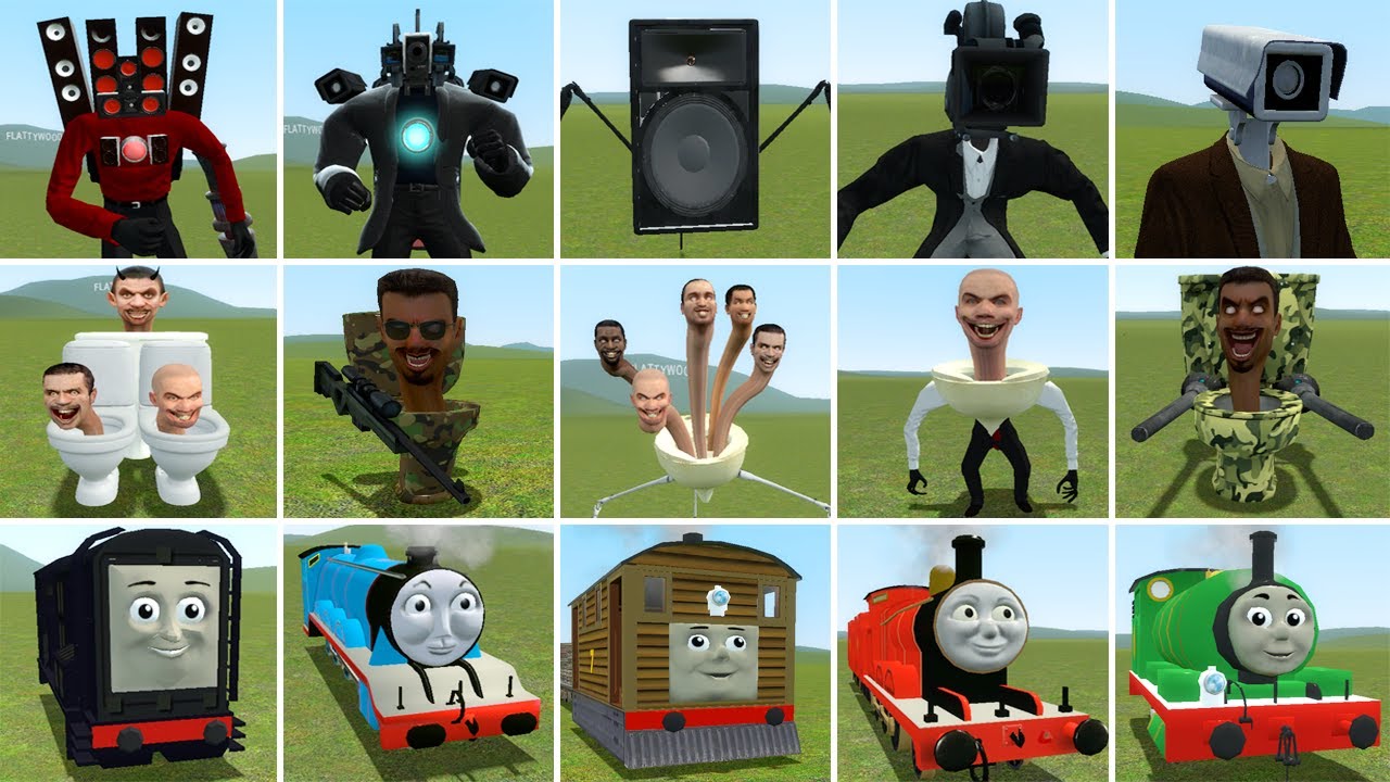 New Update Skibidi Toilet and Mecha Camera Man vs All Thomas 2D & 3D ...