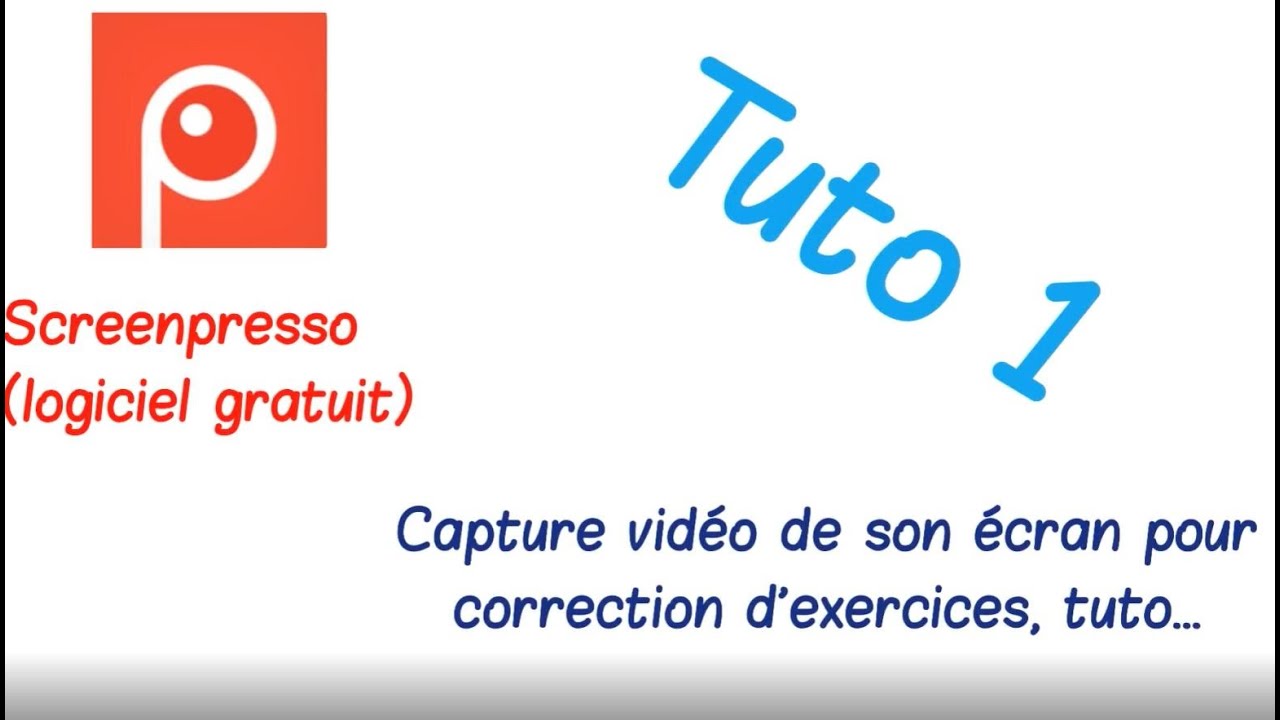 Tutoriel screenpresso 1: utiliser le logiciel - YouTube
