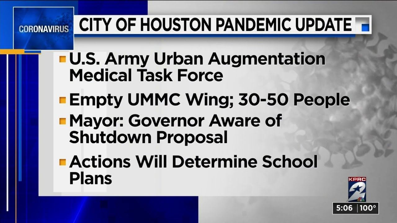 US Army medical task force arrives in Houston to help fight coronavirus ...