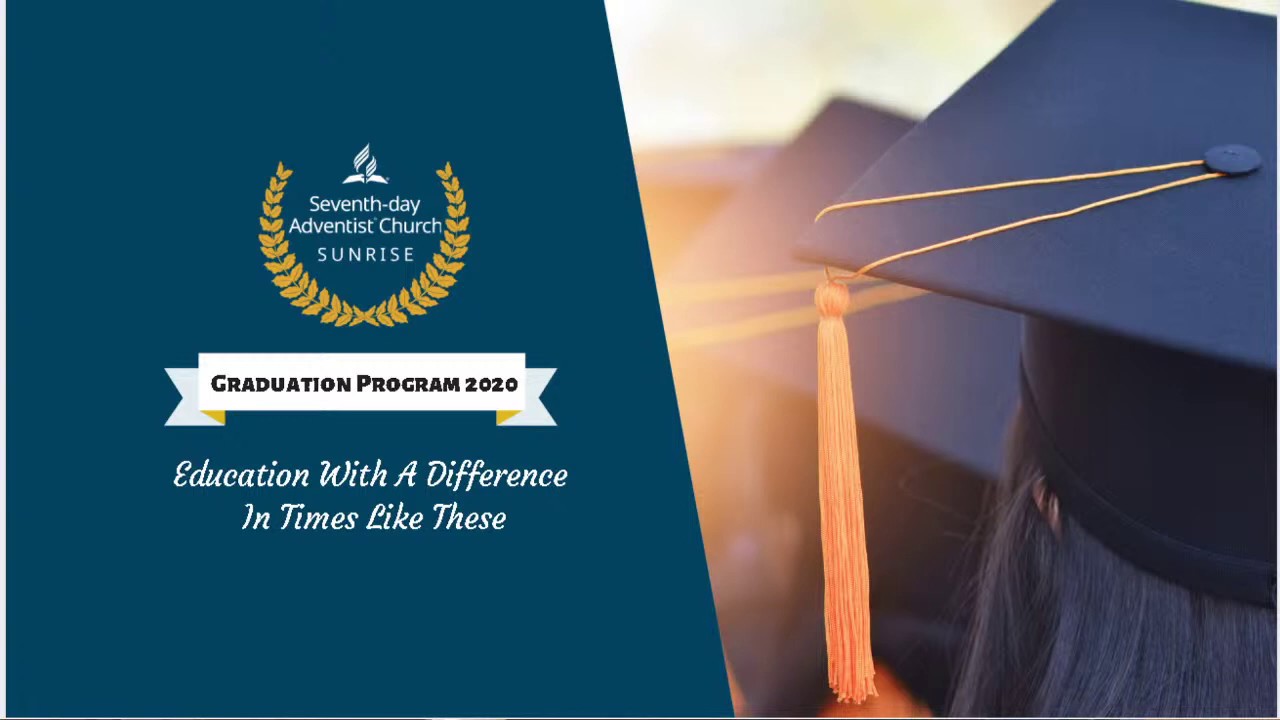 Sunrise SDA Live - Graduation Program 2020 - YouTube