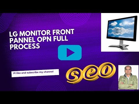 Computer Display Front pannel opn full process || LG Display opn ...