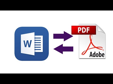 Wordni pdf qilish