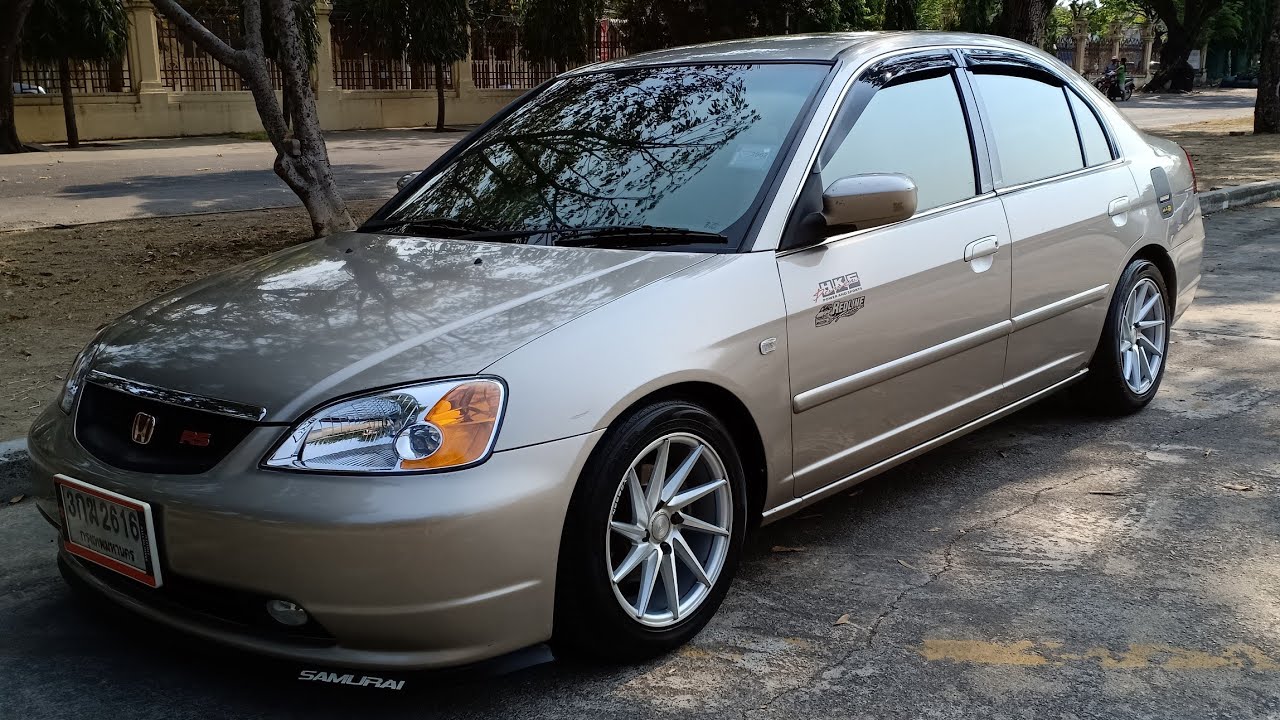 รถมือสอง ep.12 Honda Civic Es วีเทค ออโต้ ปี2002 149,000 ของแต่งเยอะ ...