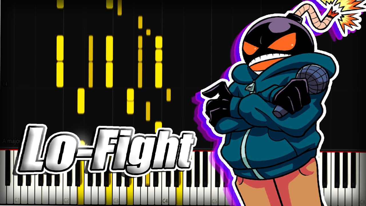 Friday Night Funkin - Lo-Fight (VS Whitty Mod) Synthesia / Piano - YouTube