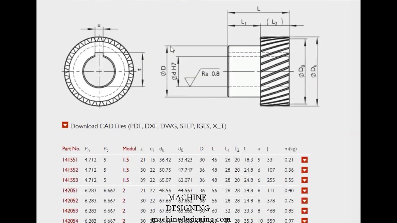 Horizontal Linear Motion with Rack&Pinion 1 - YouTube