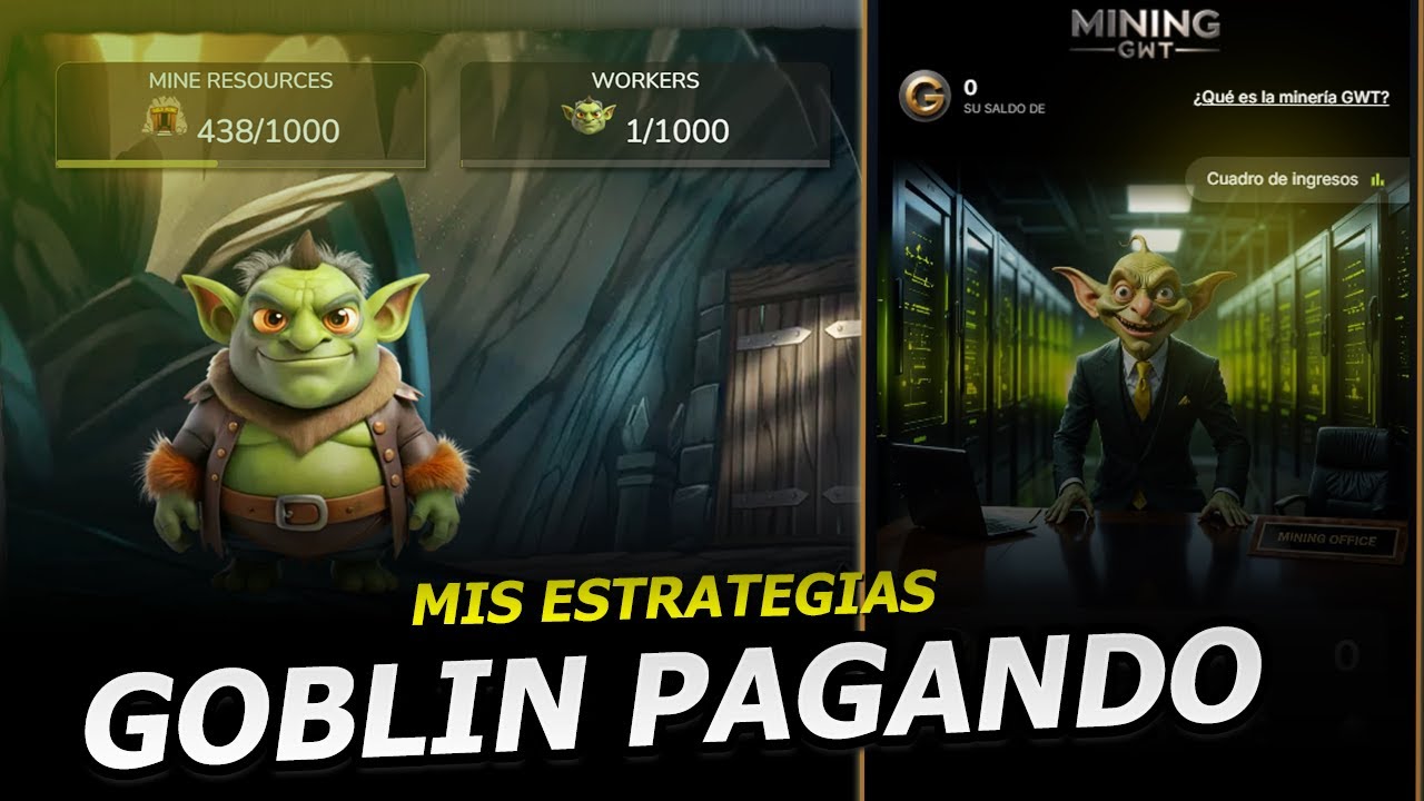 GoblinX y Goblin Mining Siguen Pagando! Mis Estrategias - YouTube