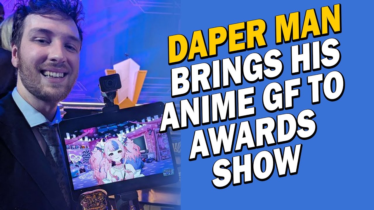 Dapper Man Brings His Anime GF To Awards Show - YouTube