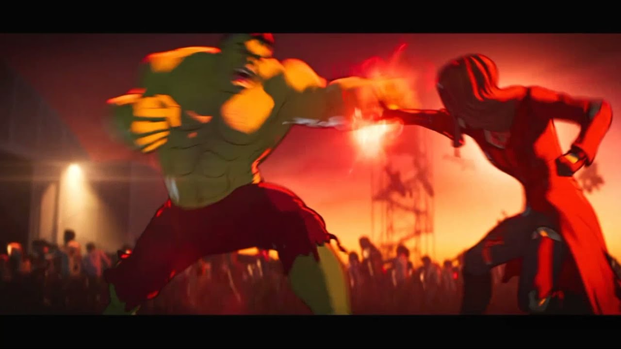Hulk vs Wanda y zombies/ What if..?(capitulo 5) - YouTube