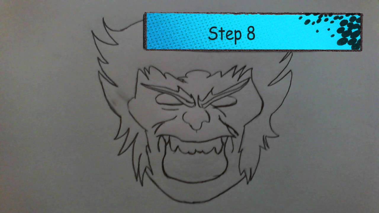 How to draw Beast from X man - YouTube