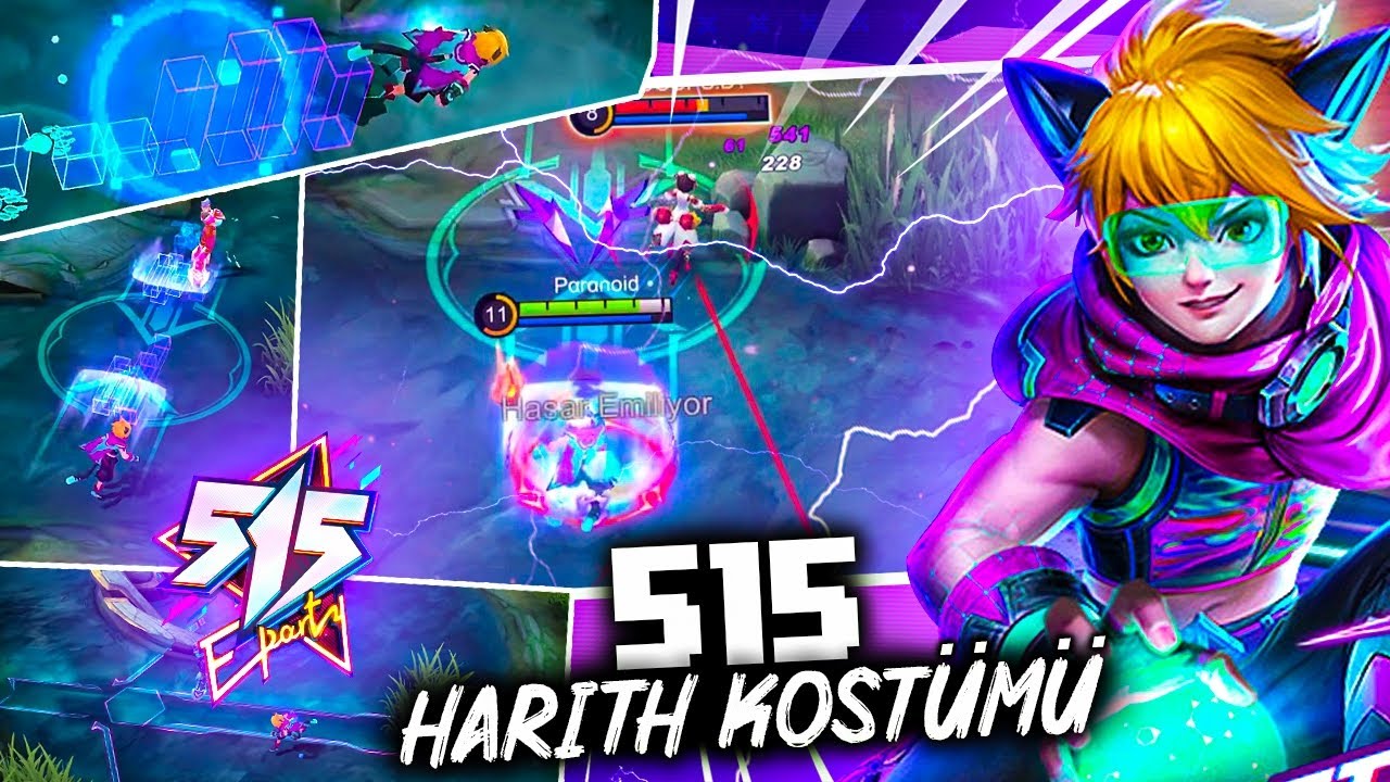 515 HARITH KOSTÜMÜ - MOBILE LEGENDS - YouTube